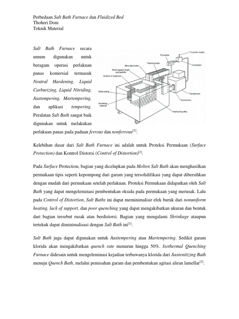 Perbedaan Salt Bath dan Fluidized Bed | PDF