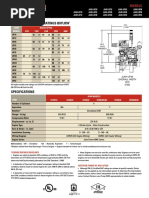 Clarke JU6H Specification Sheet | PDF | Horsepower | Engines