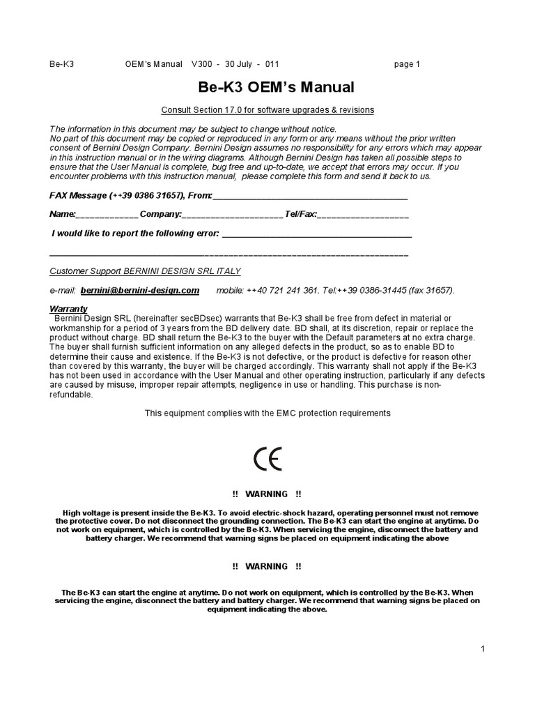 AMF Controller BeK3 OEM Manual PDF | PDF | Light Emitting Diode | Mains Electricity