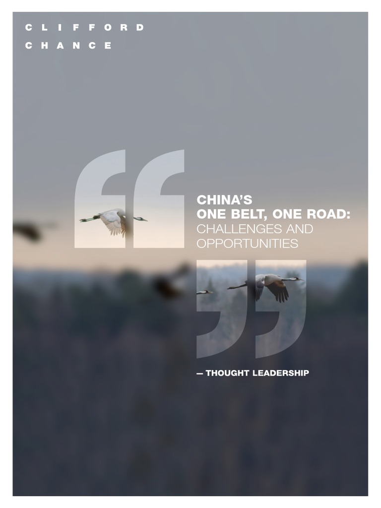 China'S One Belt, One Road:: Challenges and Opportunities | PDF ...