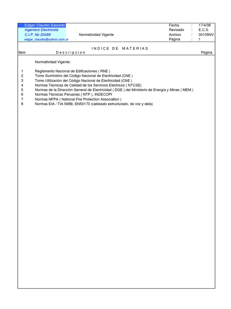 01 Normatividad Vigente en Proceso PDF | PDF