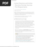 RDS Firewall Port Requirements | PDF | Remote Desktop Services | Port ...