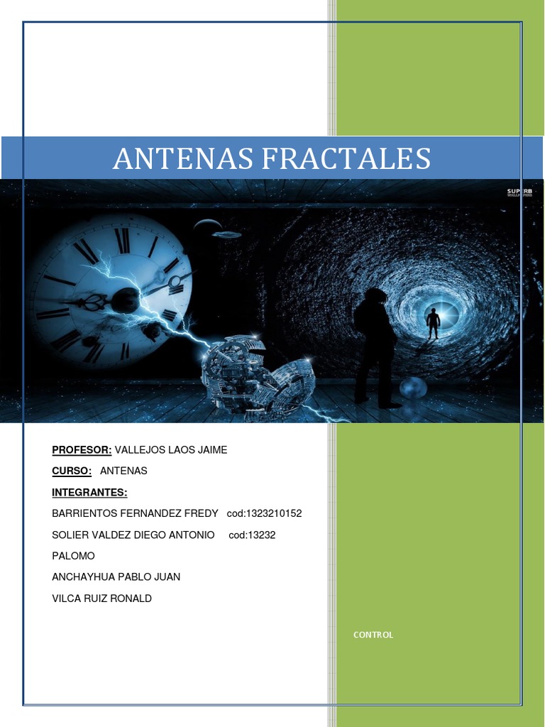 Antenas Fractales 1 | PDF | Antena (Radio) | Fractal