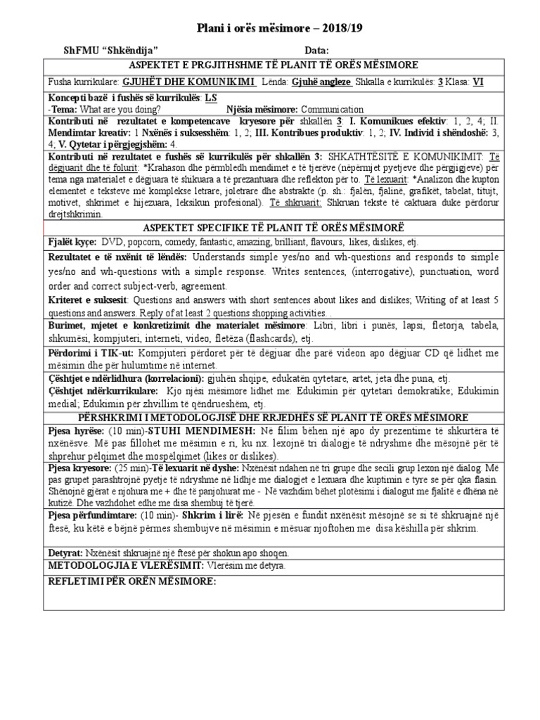 0.4 Plani Ditor Communication | PDF