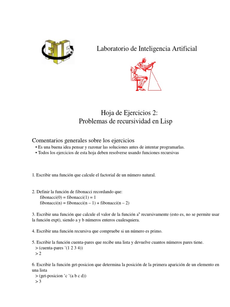 Tema 2 | PDF | Función (Matemáticas) | Recursividad