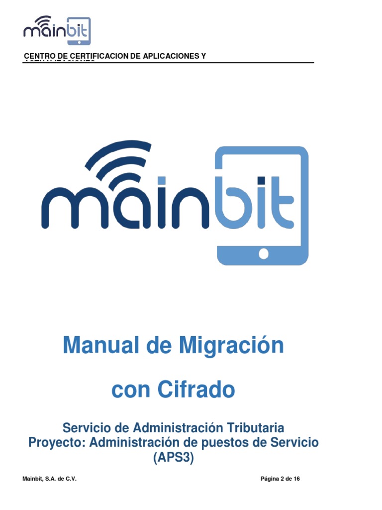 Manual de Migración Con Cifrado v2 | PDF | Point and Click | explorador de Internet