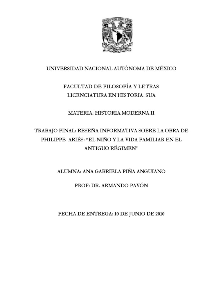 Philippe Aries | PDF | Familia | Infancia