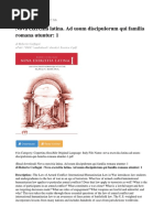 Latin Family Terms | PDF