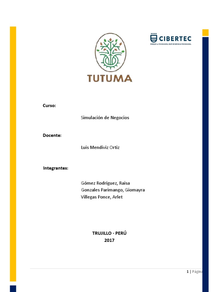 Tutuma | PDF | Calidad (comercial) | Presupuesto