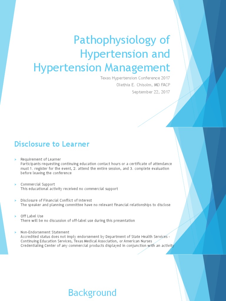 2 - Pathophysiology of Hypertension and Hypertension Management | PDF ...
