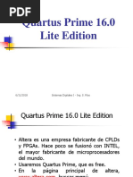 Manual Quartus | PDF | Arreglos de compuertas lógicas programables en sitio | Vhdl