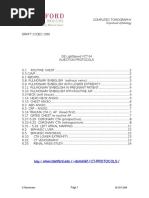Lower Extremity Runoff CTA Protocol | PDF | Ct Scan | Angiography
