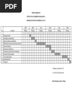 Rencana Jadwal Penelitian | PDF