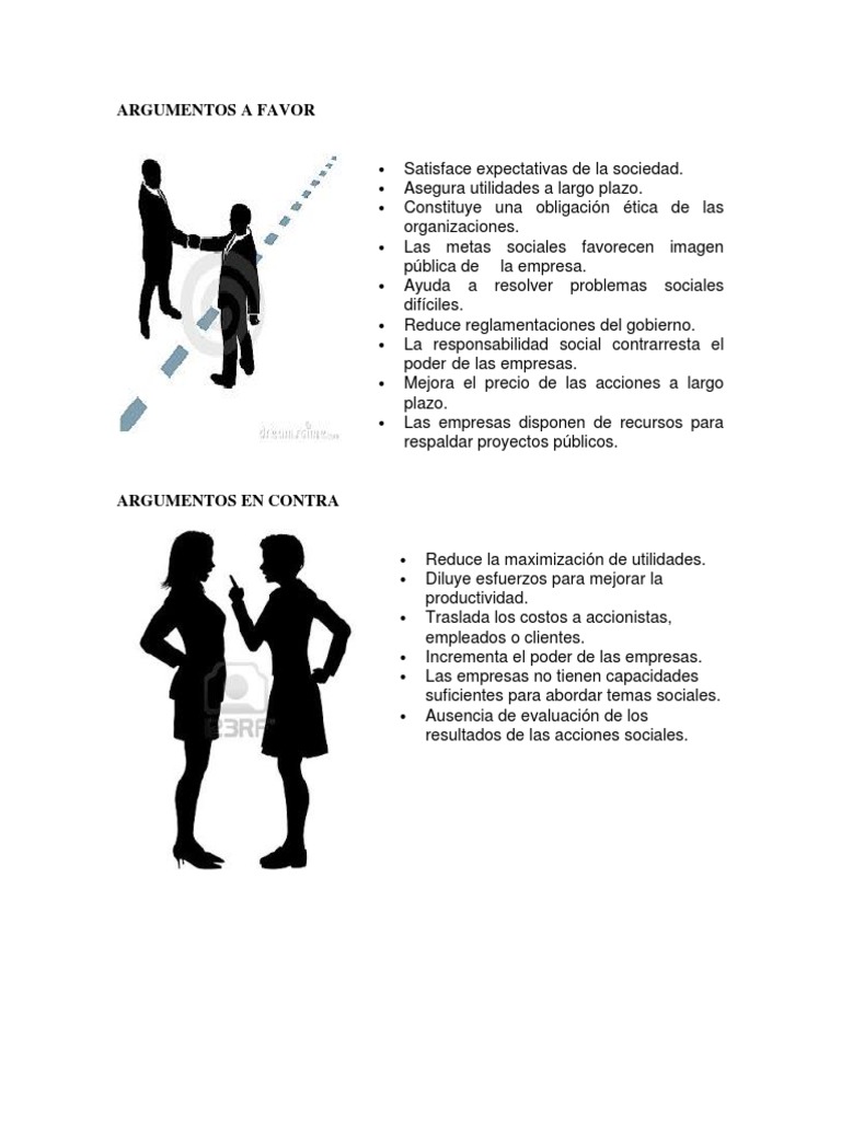 Argumentos A Favor o en Contra | PDF