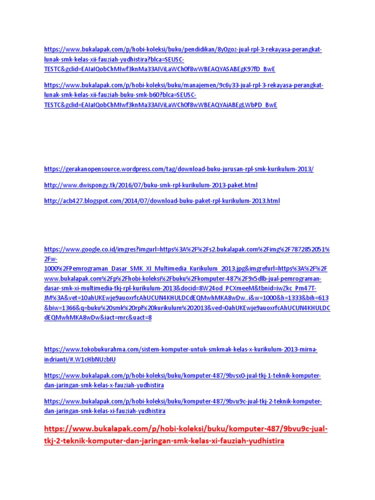 Buku RPL Dan TKJ | PDF