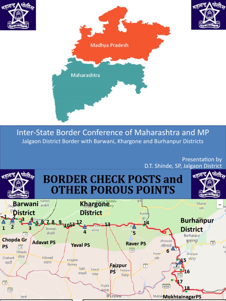 Maharashtra-MP Border Security Plan | PDF | Violence