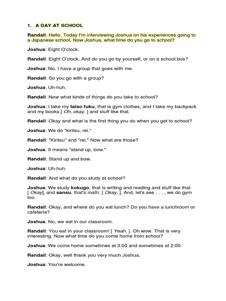 Listening And Script Pdf