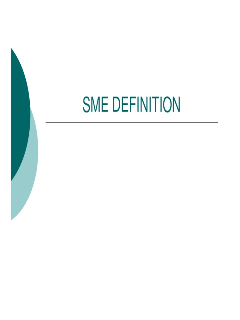 Week 2 Sme Definition | PDF | Small And Medium Sized Enterprises ...
