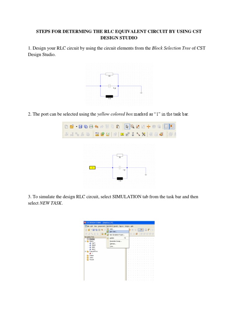 Determining the RLC Equivalent Circuit Parameters of a Design Using CST Studio Suite Simulation ...