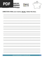 KG2 Practice Writing | PDF