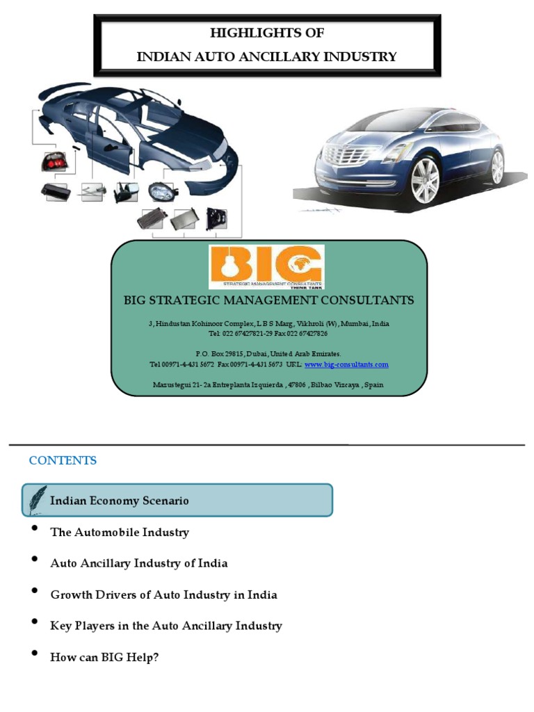 Auto Ancillary | PDF | Economy Of India | Car