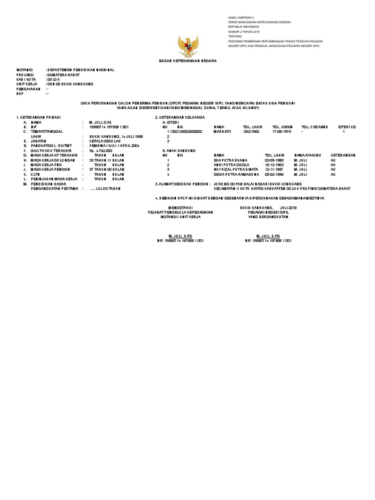 DPCP Pensiun | PDF