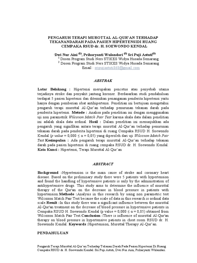 Terapi Murotal | PDF