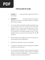 7 Drafting Particulars of Claim | PDF | Business Law | Public Law
