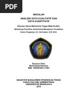 Makalah Analisis Data | PDF