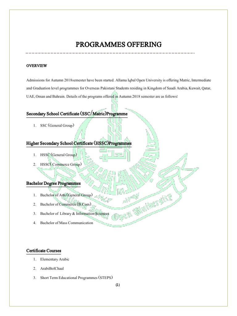 Overseas Prospectus English Autumn 2018 | PDF | University And College ...
