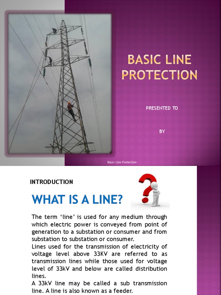 Basic Line Protection | PDF | Electric Power Transmission | Fuse ...