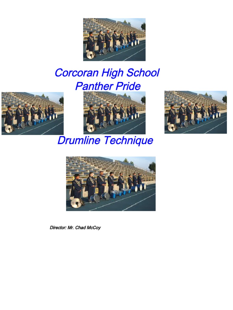 Chs Drumline Technique Handbook PDF | PDF | Drum Kit | Hand