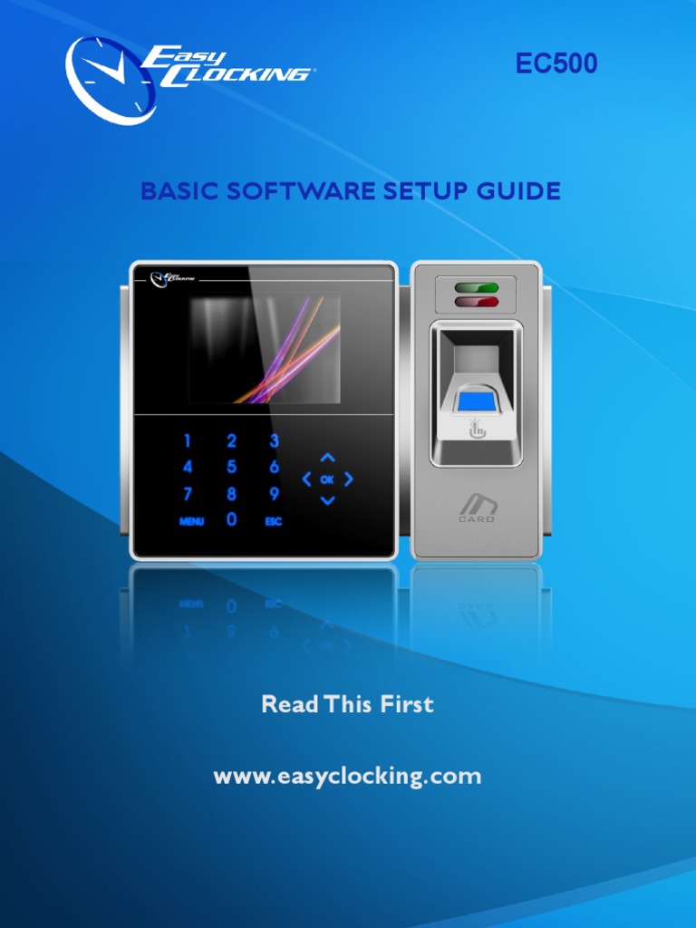 Easy Clocking Ec 500 User PDF | PDF | Ip Address | Port (Computer Networking)