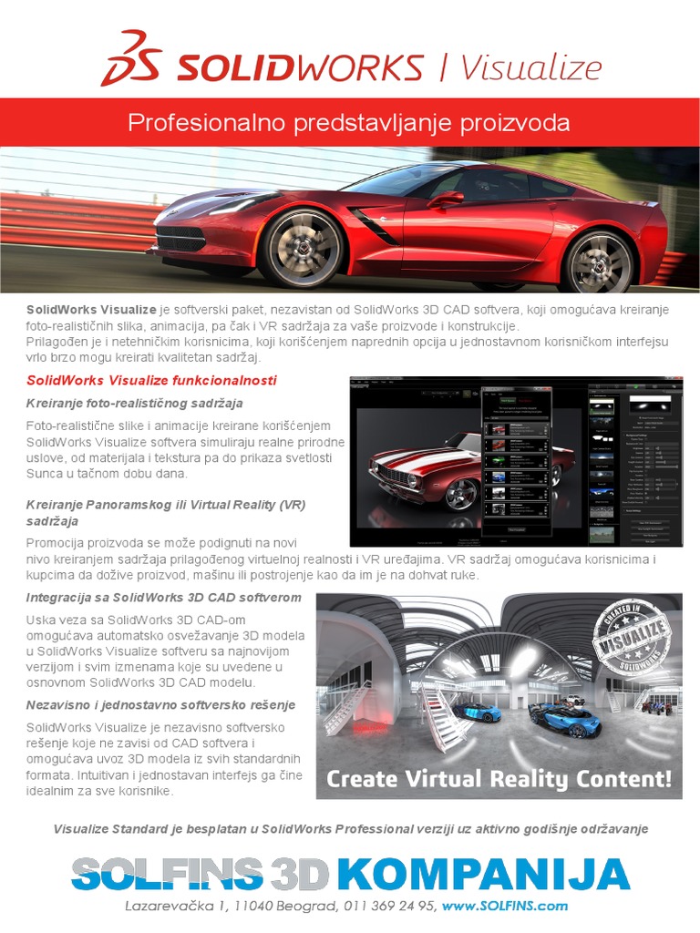 Profesionalno Predstavljanje Proizvoda: Solidworks Visualize ...