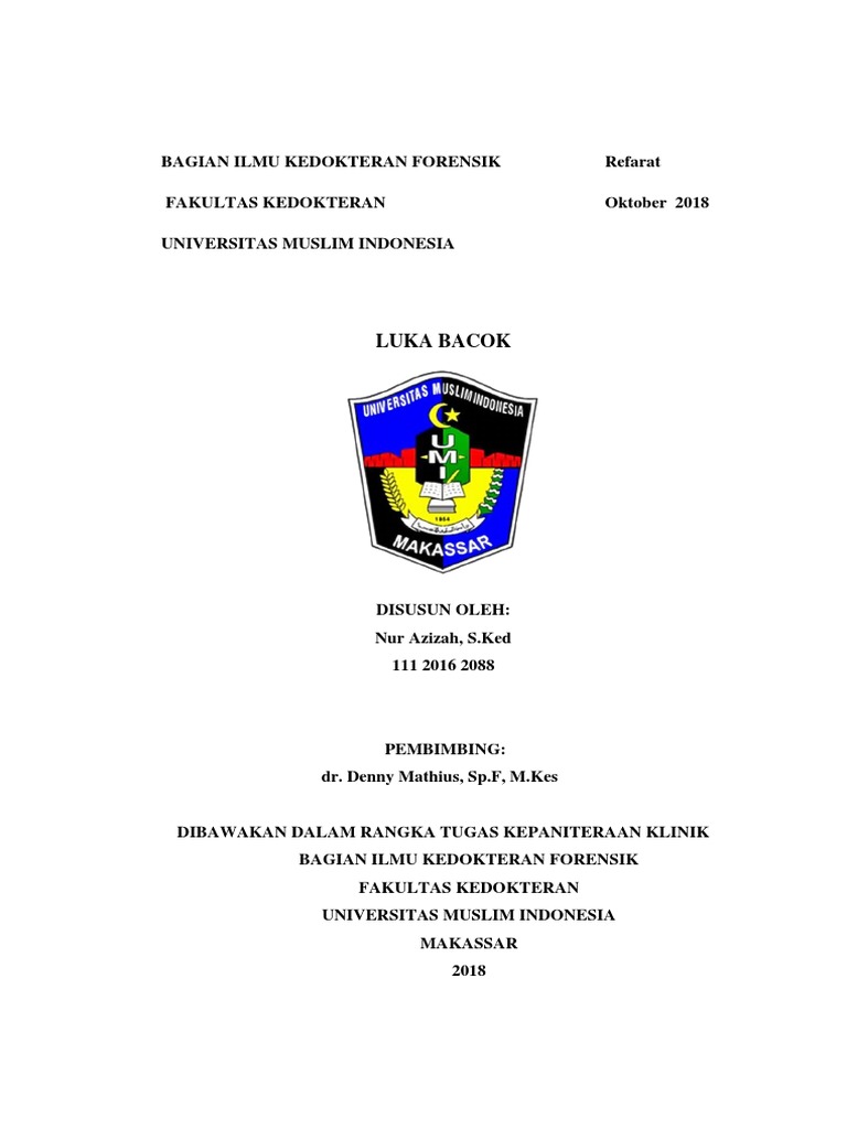 Luka Bacok | PDF