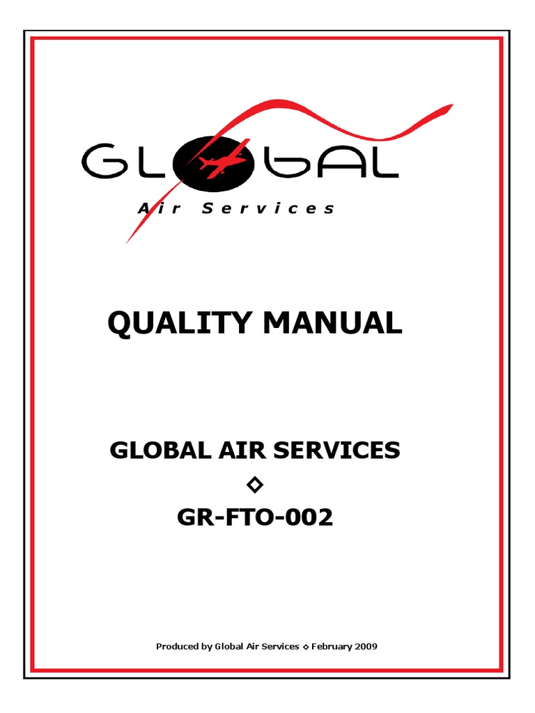 Global Quality Manual | PDF | Audit | Business Process