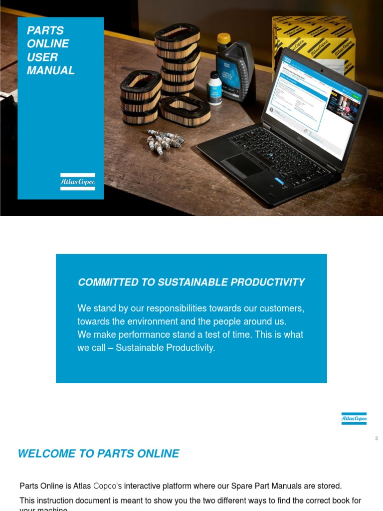 Atlas Copco - Parts Online - User Manual | PDF | Books | Cyberspace