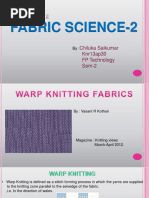 Warp Knitting | PDF | Knitting | Textiles