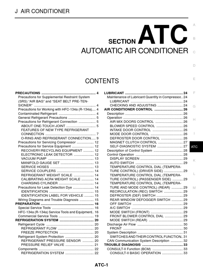 AC Control | PDF | Air Conditioning | Airbag