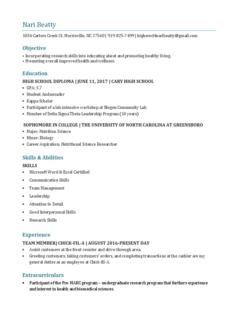 Resume 2018 New | PDF