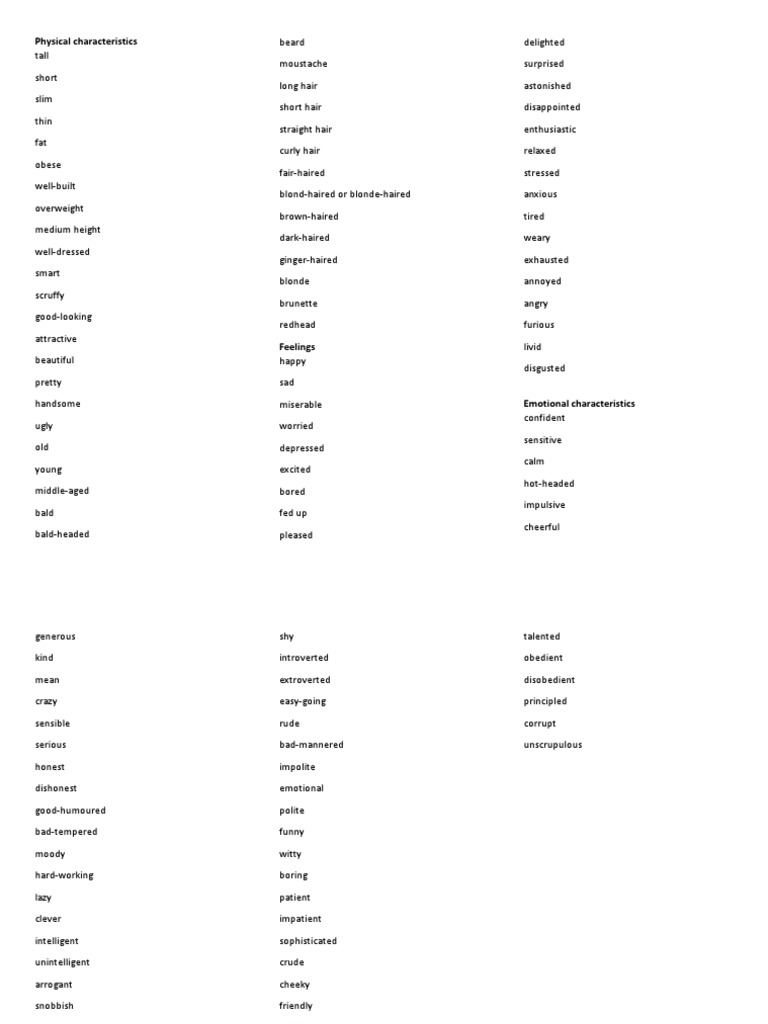 Physical Characteristics | PDF | Biological Anthropology | Hair Color