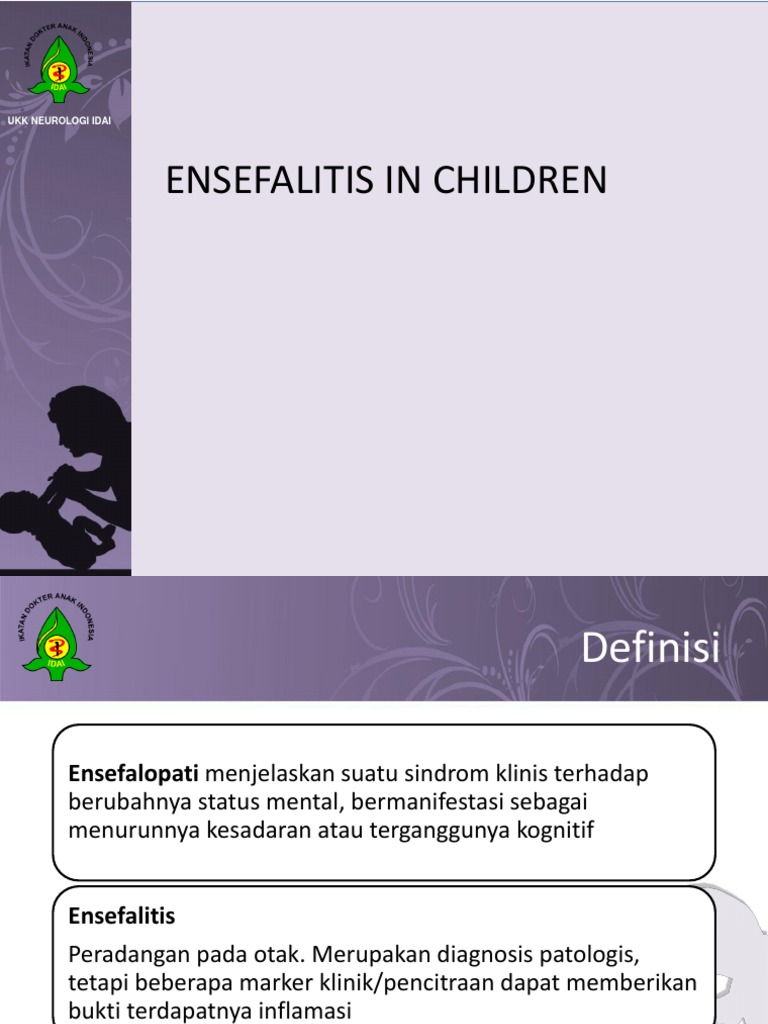 ENSEFALITIS PADA ANAK New Version | PDF