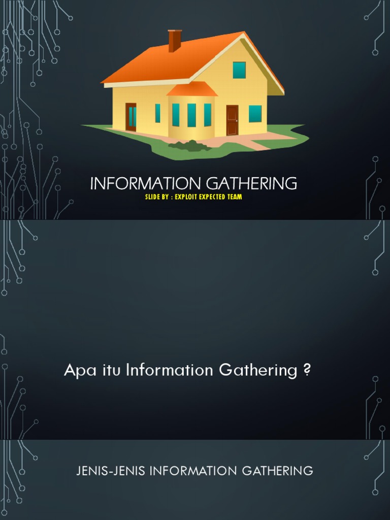 Jenis dan Metode Information Gathering | PDF