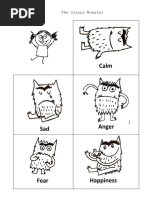 the colour monster - lesson plan