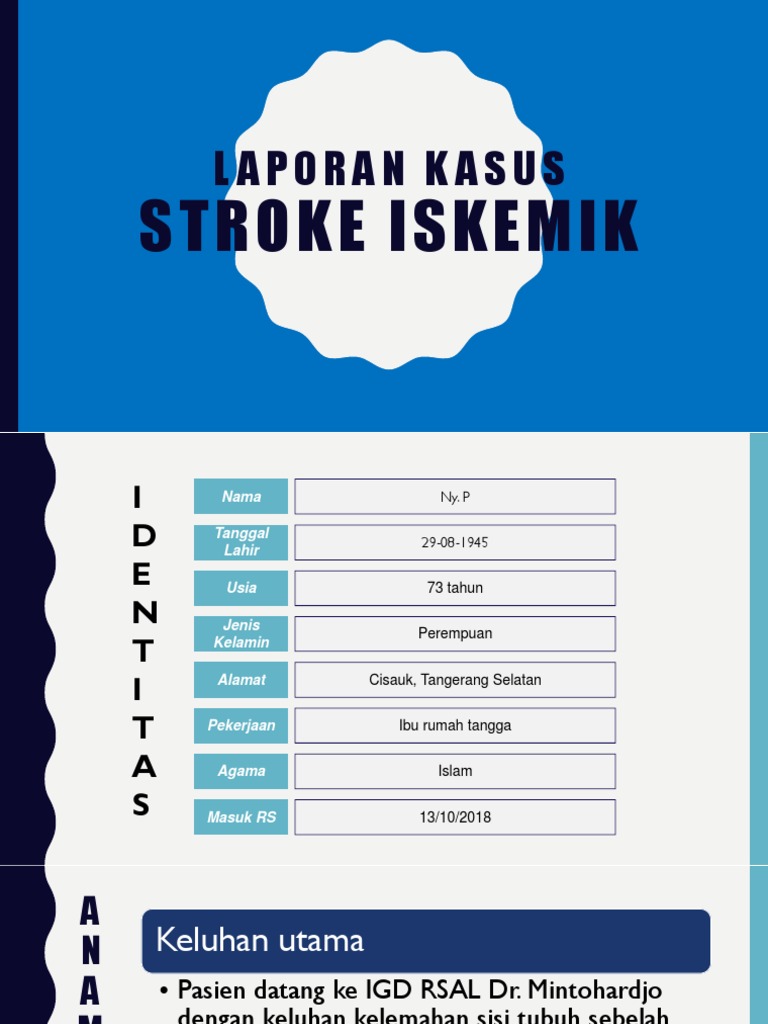 Laporan Kasus Stroke Iskemik | PDF