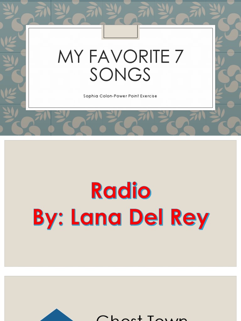 Favorite Songs Playlist Overview | PDF