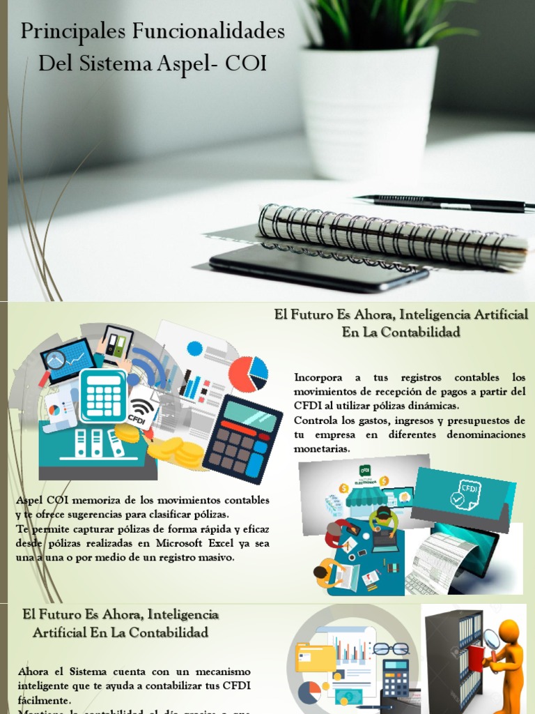 Principales Funcionalidades Del Sistema Aspel - COI.. | Contabilidad ...