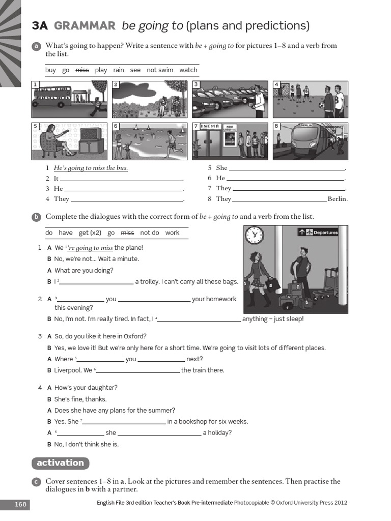 Grammar Activities Unit 3 | PDF