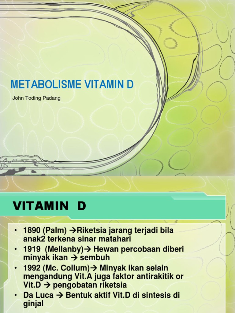 Metabolisme Vitamin D | PDF