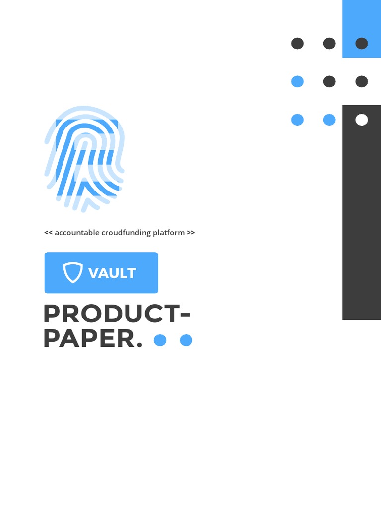 Vault Product Paper | PDF | Cryptocurrency | Business